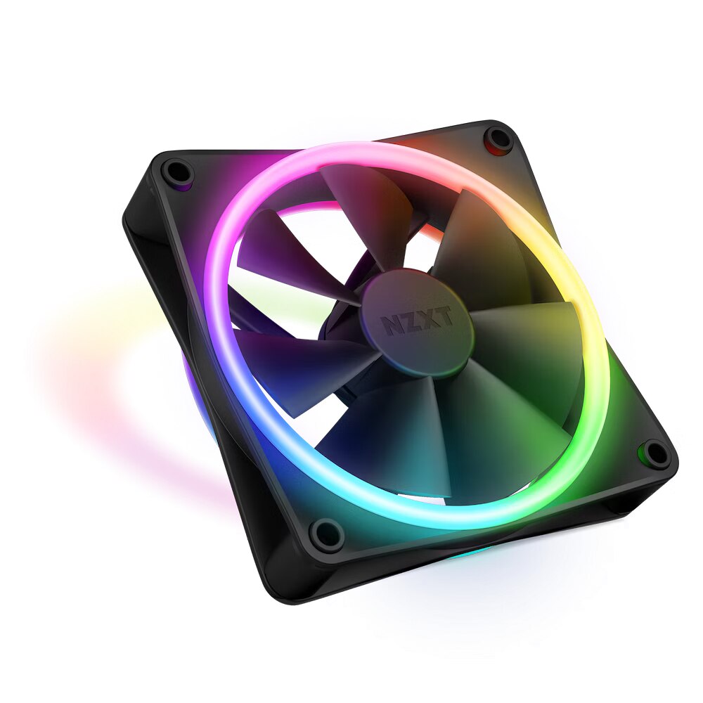 Ventilator NZXT F120 RGB Duo, Negru - eMAG.ro