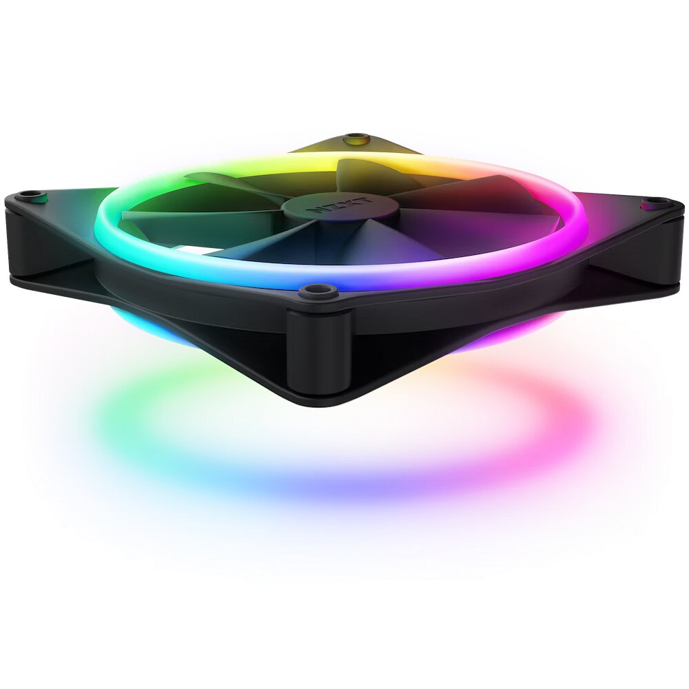 Ventilator NZXT F140 RGB Duo, Negru - eMAG.ro