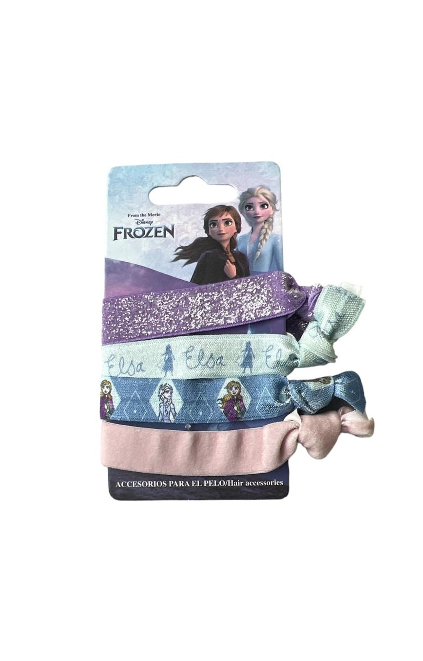 Set 4 elastice de par Frozen, Anna si Elsa, multicolor - eMAG.ro