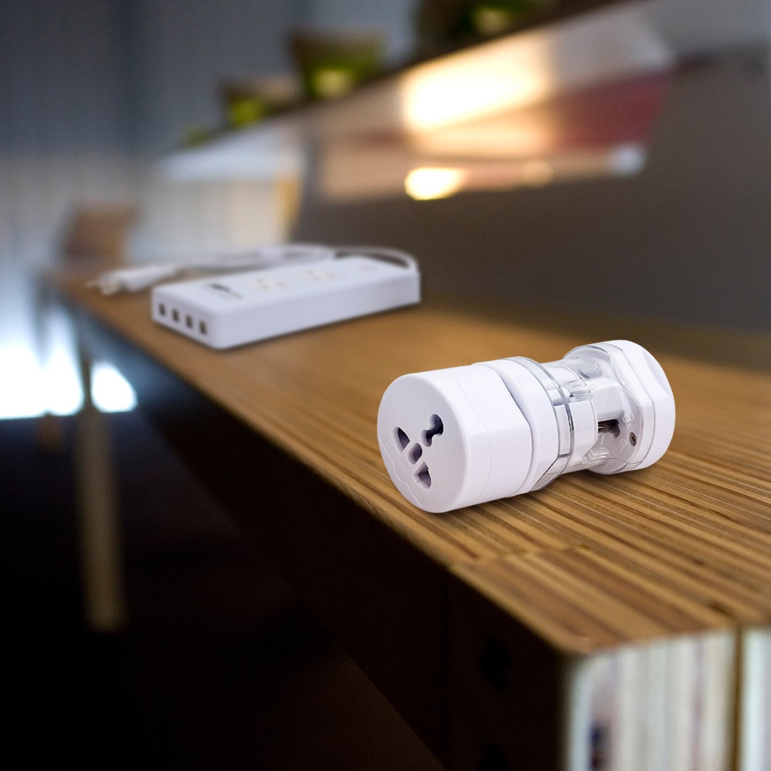 Adaptor Universal pentru Priza, 110 - 250V AC, 10A, max. 600W, Alb ...