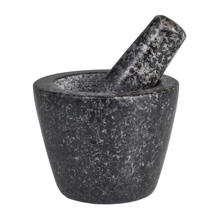 Mojar cu pistil, Cole&Mason, Granit, Gri, 10 cm - eMAG.ro