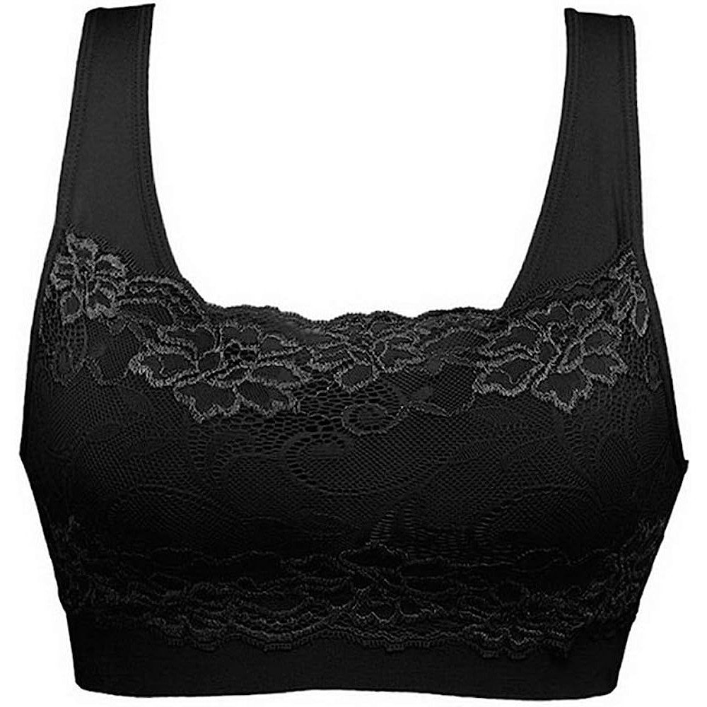 Bustiera sport VERTVIE cu dantela, fara sarma, captusit, pentru ...