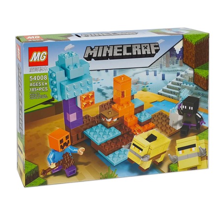 Set constructie, Minecraft, Plastic, 185 piese, Multicolor - eMAG.ro