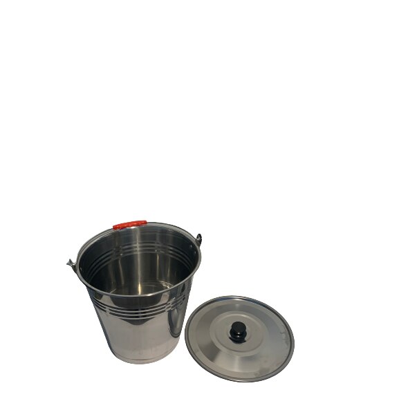 Galeata inox 10 litri cu capac - eMAG.ro