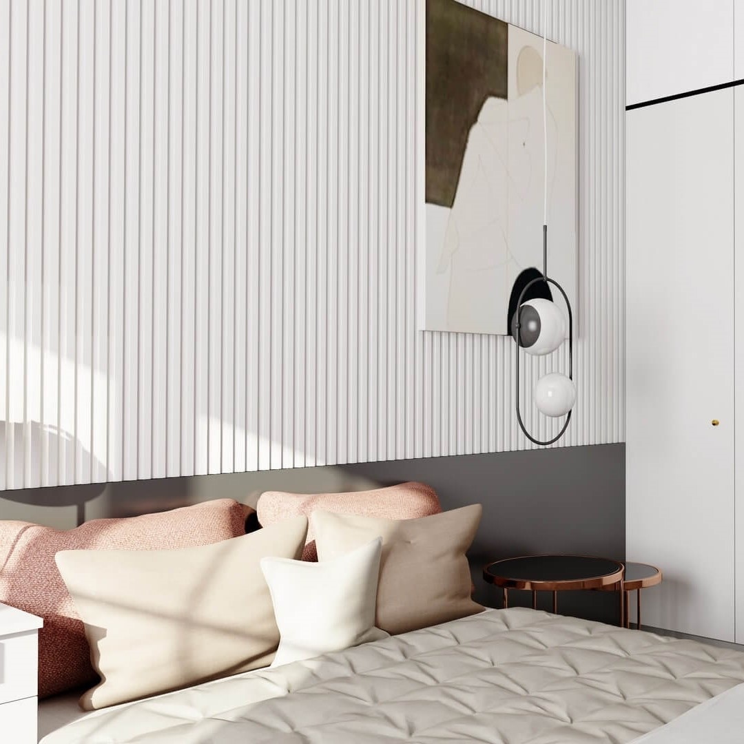 OLMO Fehér, festhető, vízálló lamella falburkolat panel - eMAG.hu