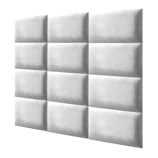 3D bársony fali panel 60x30cm – ezüst - eMAG.hu