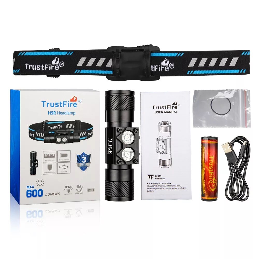 Lanterna de cap Trustfire H5R LED - eMAG.ro