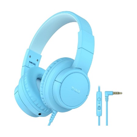 Casti Audio Pliabile Over-Ear pentru copii, cu Fir si Microfon, Jack 3. ...