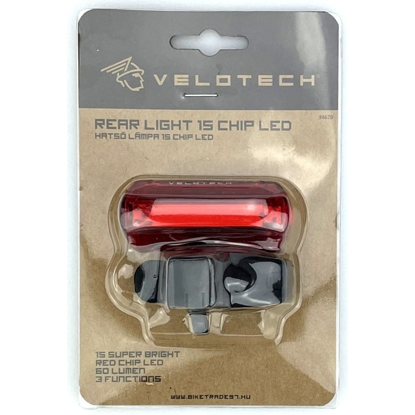 Velotech Villogó Hátsó lámpa 15chip - eMAG.hu