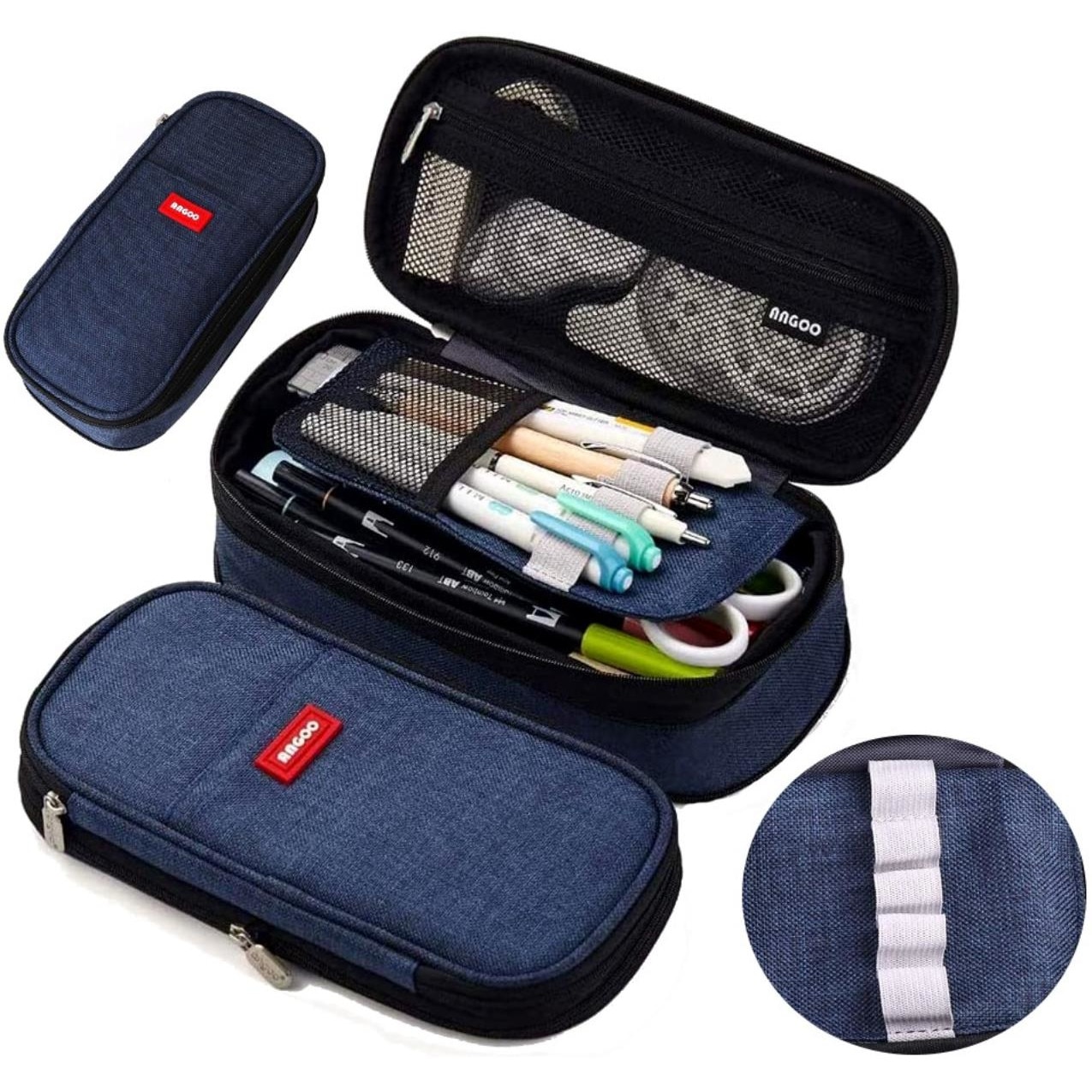Penar 3 in 1, Angoo, Poliester, 22 x 11 x 6.5 cm, Bleumarin - eMAG.ro