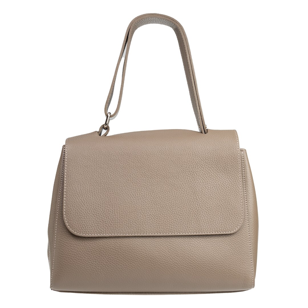 Poseta dama, piele, Toro Nero, Lary, taupe - eMAG.ro
