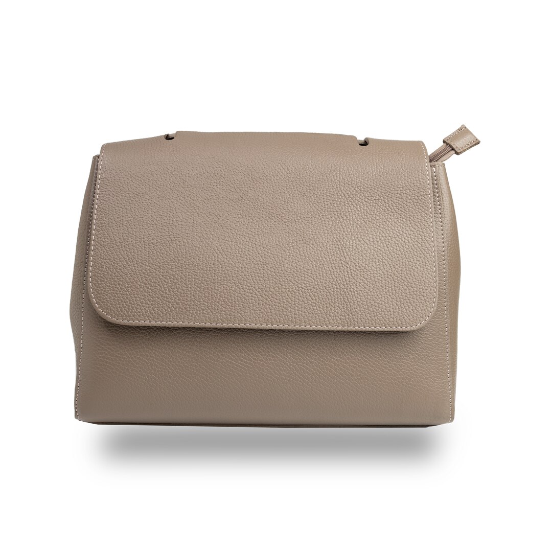 Poseta dama, piele, Toro Nero, Lary, taupe - eMAG.ro