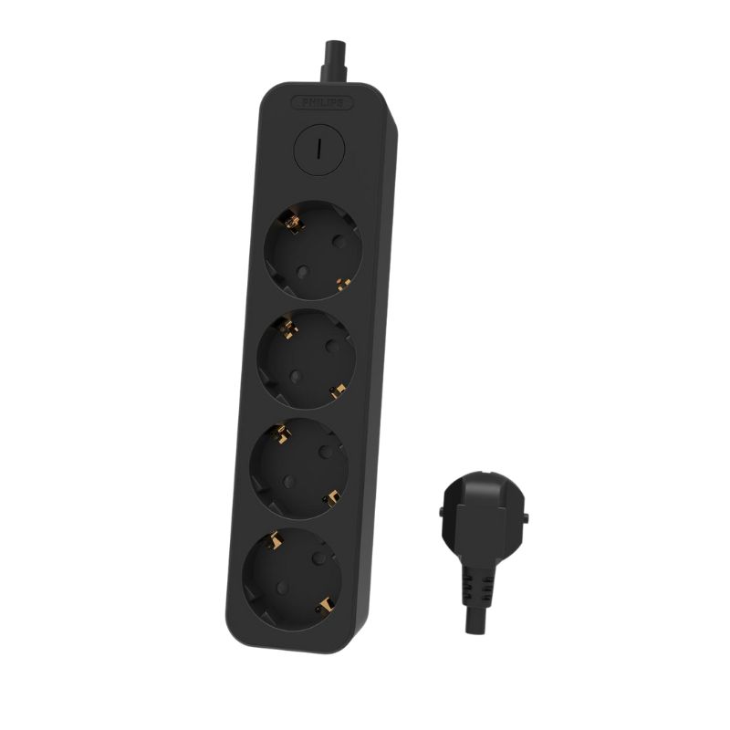 Prelungitor, Philips, 1.5 m, Negru - eMAG.ro