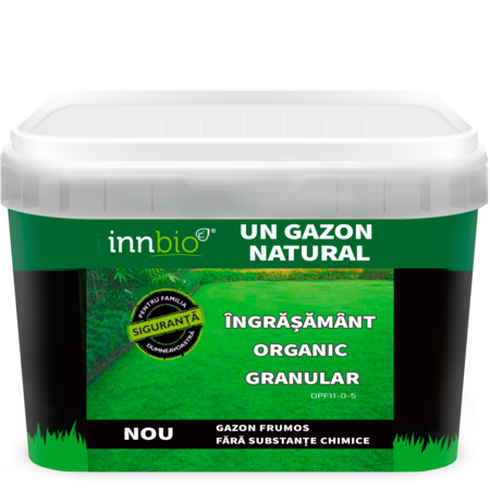 Ingrasamant organic granular pentru gazon INNBIO, 2,5kg - eMAG.ro
