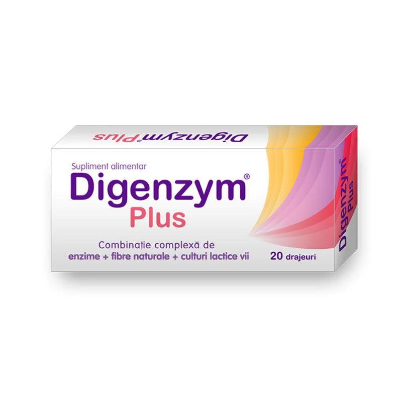 Digenzym Plus, complex de enzime pancreatice, bila de bovine si fibre ...