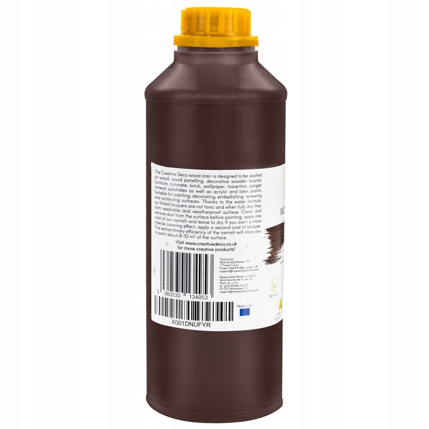 Lac pe baza de apa, Creative Deco, Nuc, 1L - eMAG.ro