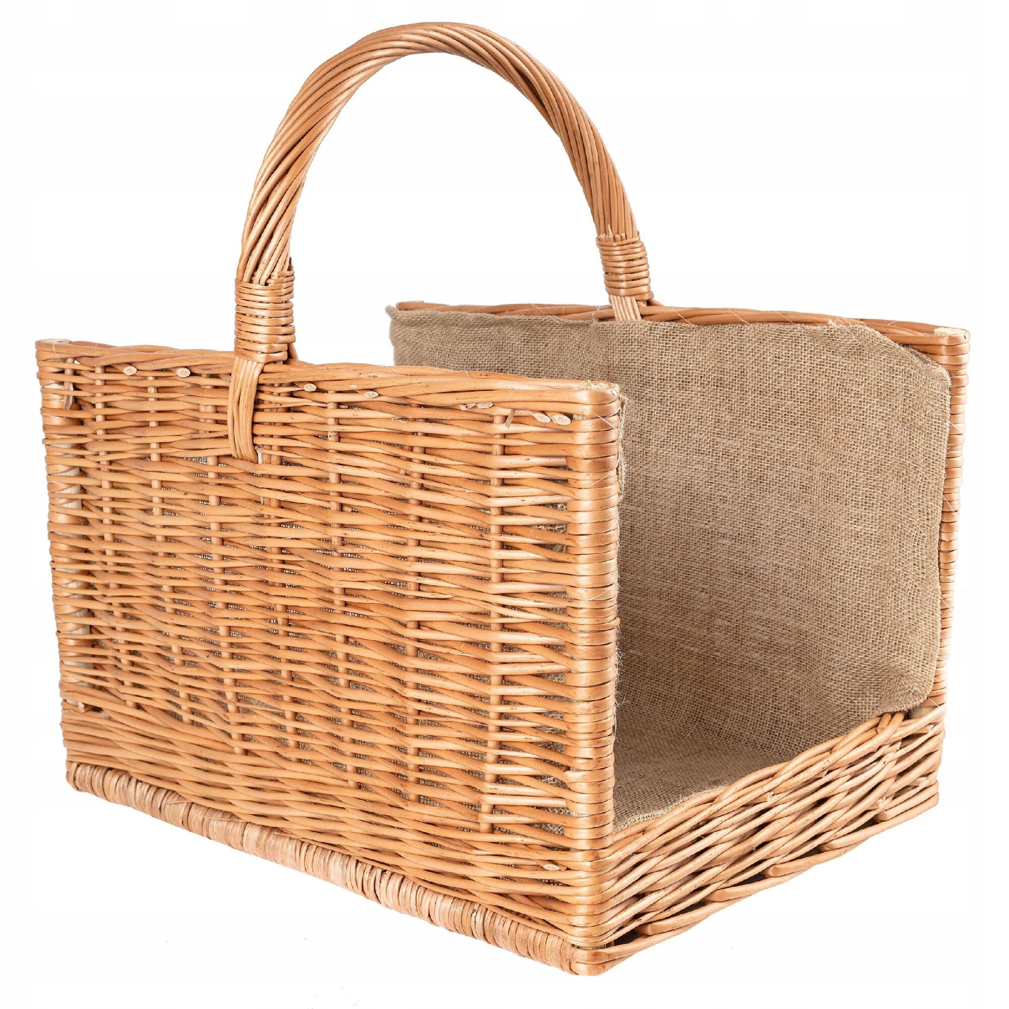 Cos din rachita pentru lemne Creative Home, Maro - eMAG.ro