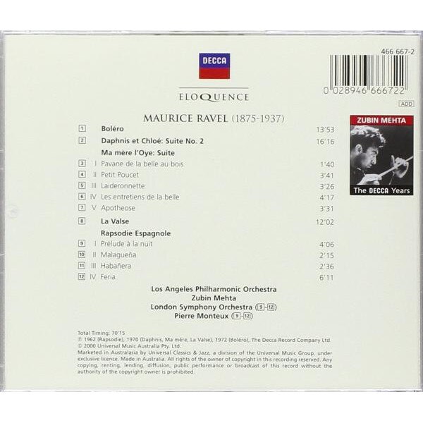 Ravel M. - Best Of Ravel (cd) - eMAG.ro