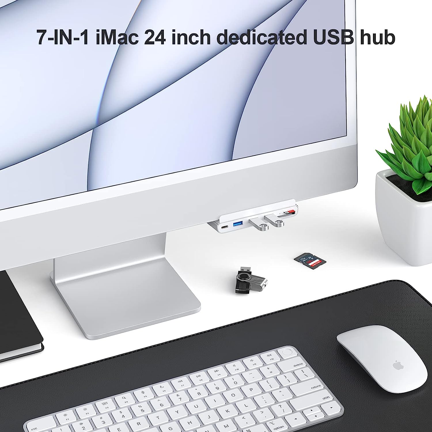 Hub USB Type-C 7 in 1, Docking station, IntellHub®, USB 3.0 5Gbps, SD ...