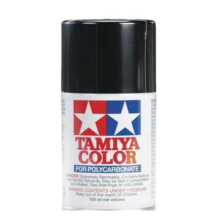 Vopsea acrilica pentru modelism Tamiya 86005 PS-5 Black matt spray ...