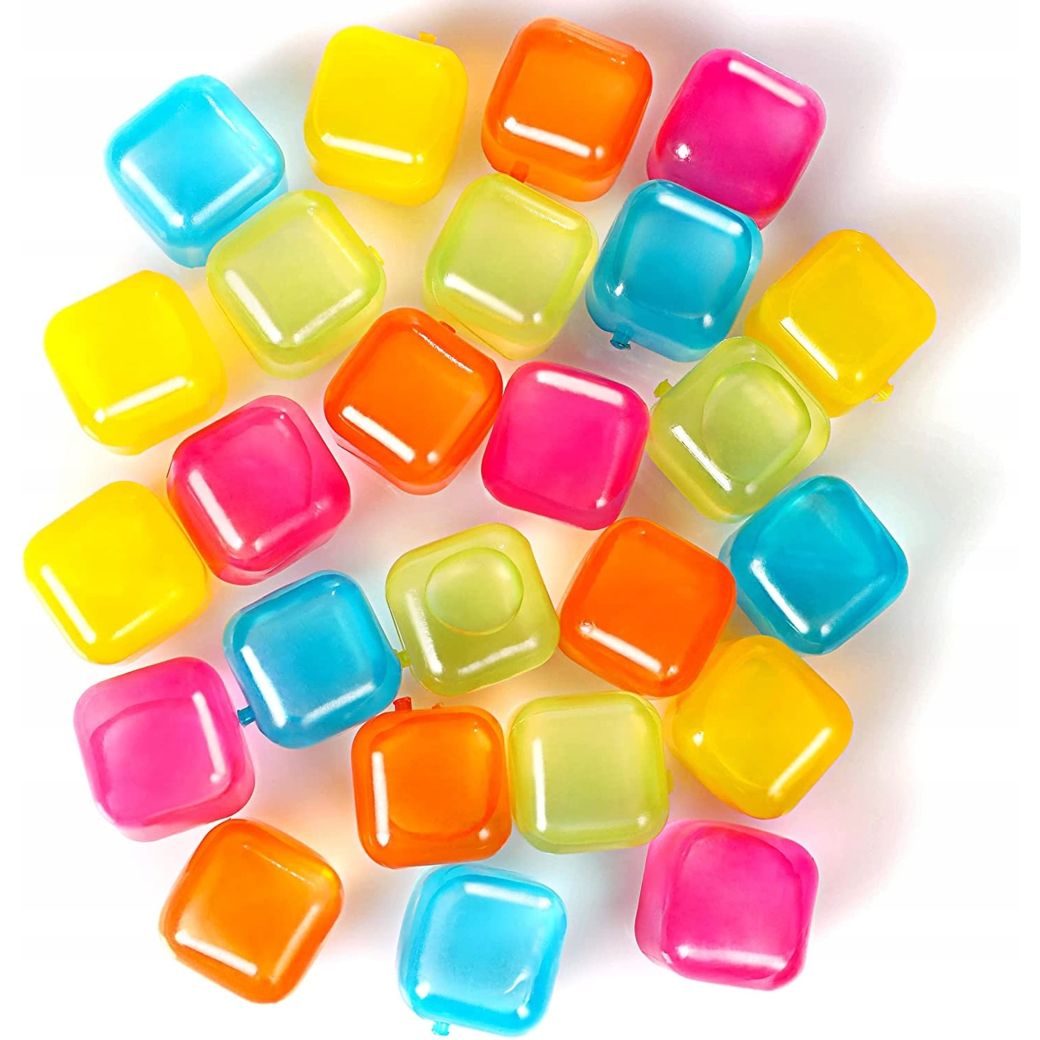 Cuburi de gheata reutilizabile, Openhome, 20 buc, Multicolor - eMAG.ro