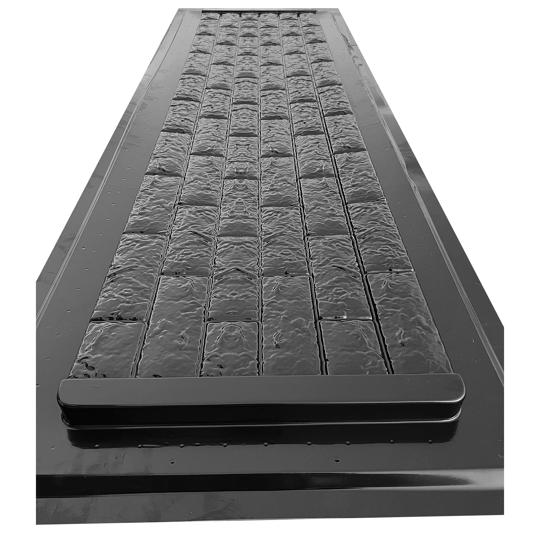 Matrita panou gard, model President, plastic ABS, negru, 200x50cm - eMAG.ro