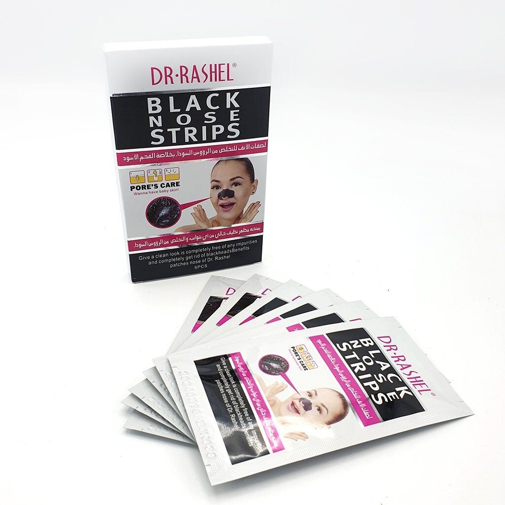 Benzi Curatare Puncte Negre 6 bucati - Dr. Rashel Black Nose Strips ...