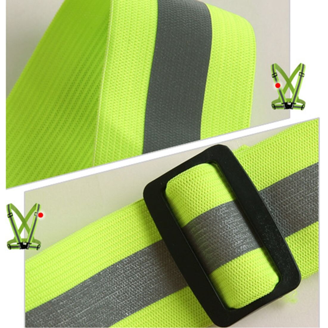 Set 2 hamuri reflectorizante reglabile elastice universale - eMAG.ro