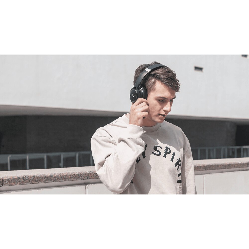 Casti Over Ear Wireless, Conectivitate Bluetooth 5.2 sau Jack 3.5mm ...