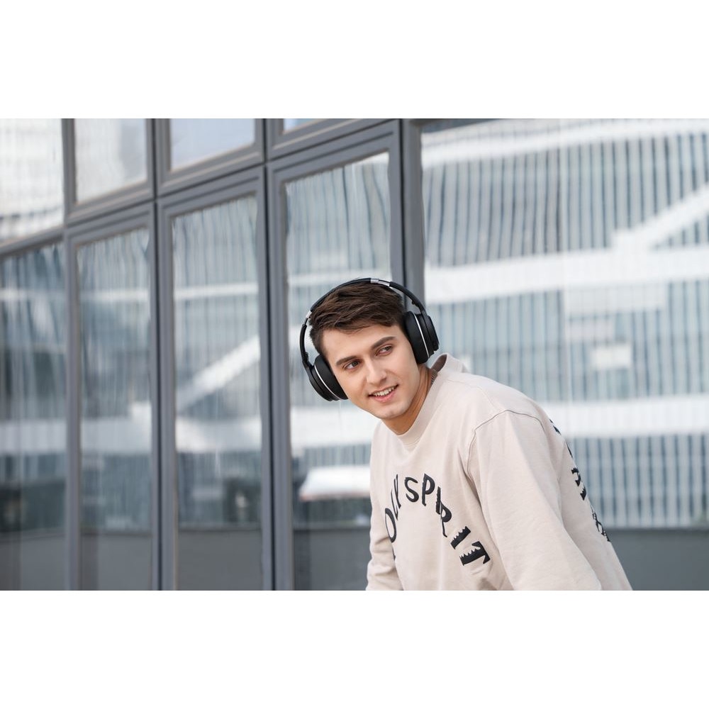 Casti Over Ear Wireless, Conectivitate Bluetooth 5.2 sau Jack 3.5mm ...