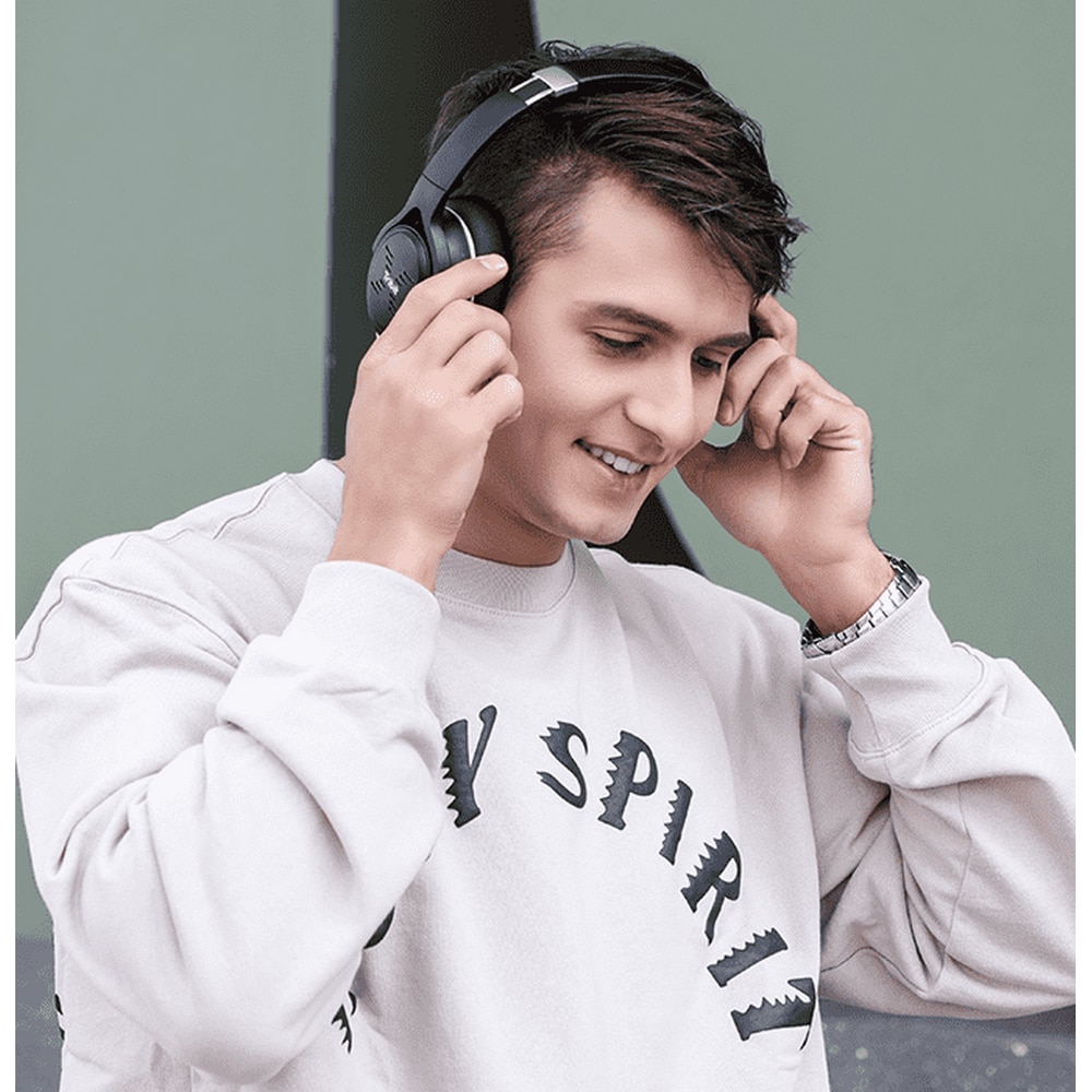 Casti Over Ear Wireless, Conectivitate Bluetooth 5.2 sau Jack 3.5mm ...