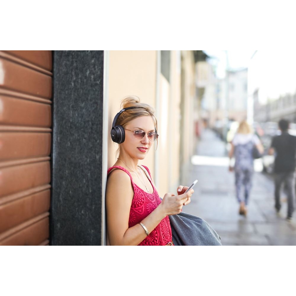 Casti Over Ear Wireless, Conectivitate Bluetooth 5.2 sau Jack 3.5mm ...