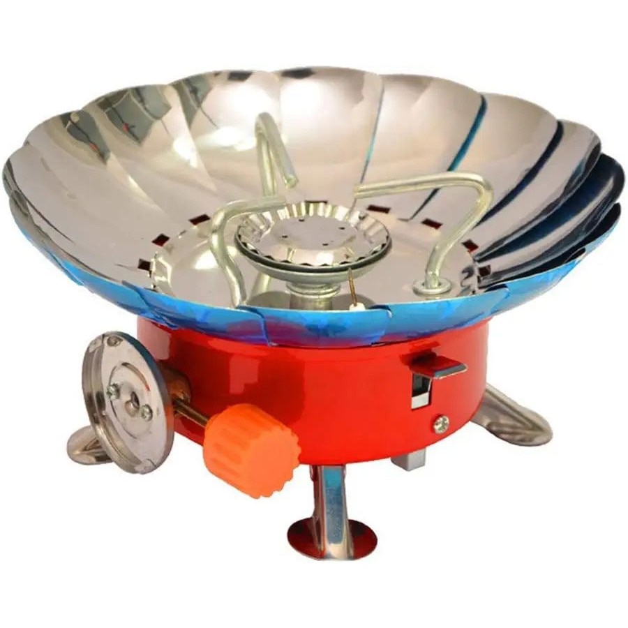 Преносим газов котлон за къмпинг, 2800W, автоматично запалване ...