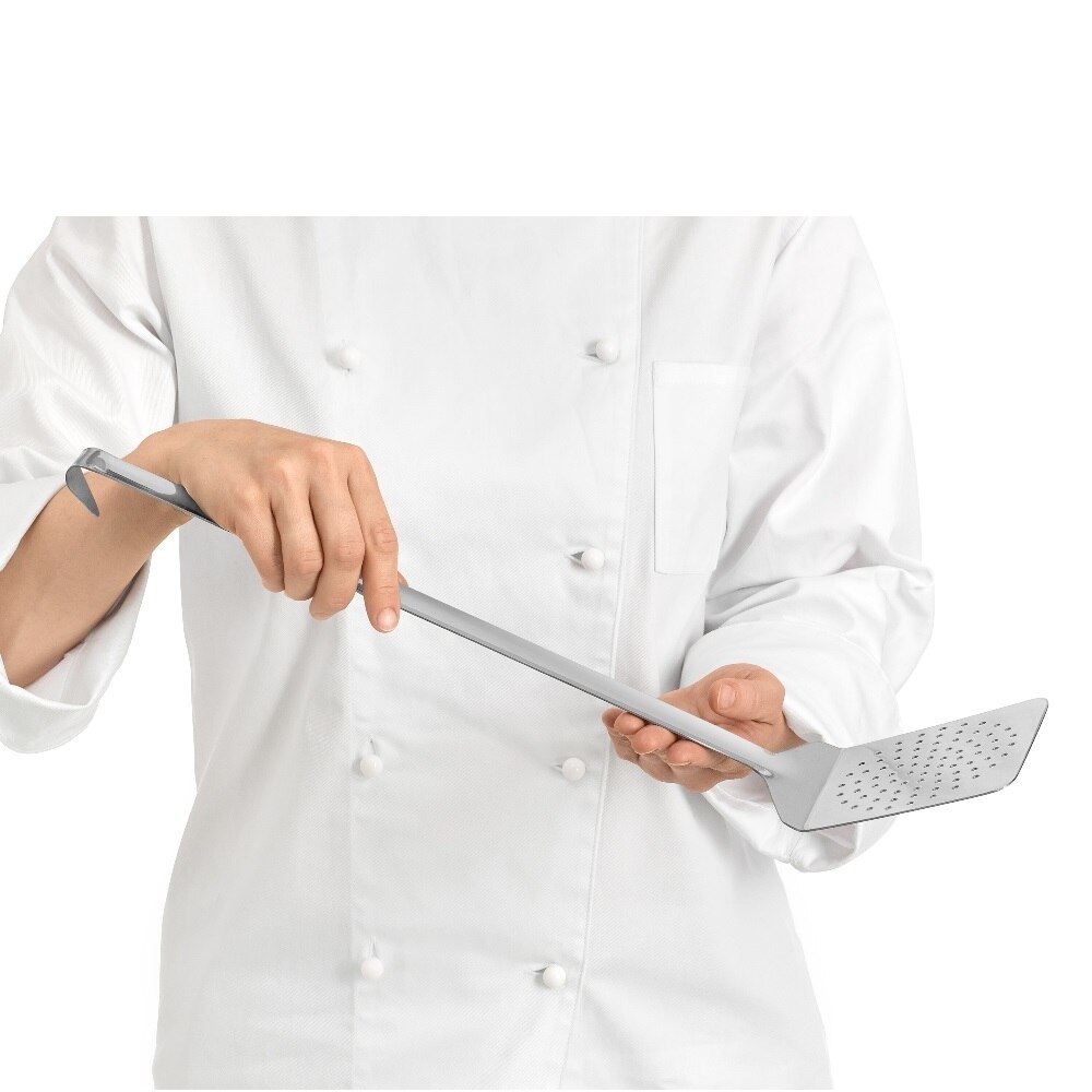 Spatula de Prajit, Otel Inox, 40 cm, Forgast - eMAG.ro