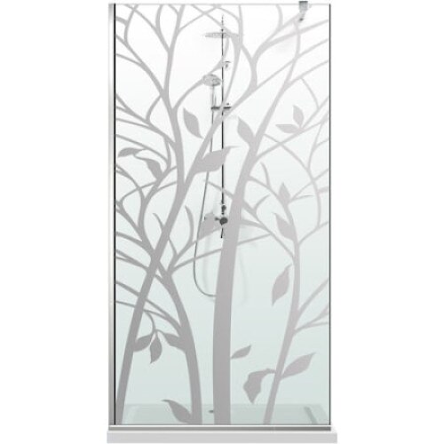 Perete Dus Tip Walk-in Belform Nature 100x200 cm Sticla Transparenta ...