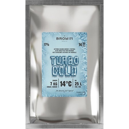 Drojdie Turbo Cold pentru fermentatie, Browin, 120 g - eMAG.ro