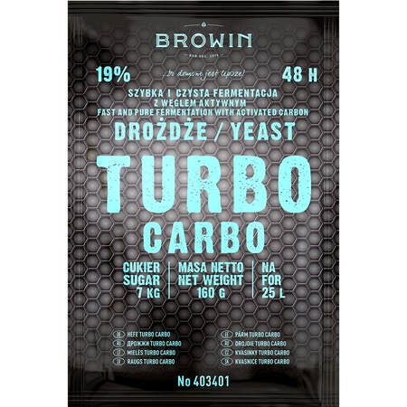 Drojdie de distilerie, Turbo Carbo, Browin, 160 g, Multicolor - eMAG.ro