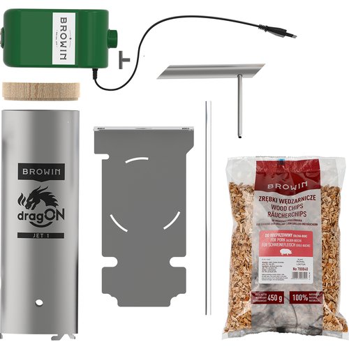 Generator de fum pentru afumatoare Browin, DragON Jet, Pompa electrica ...