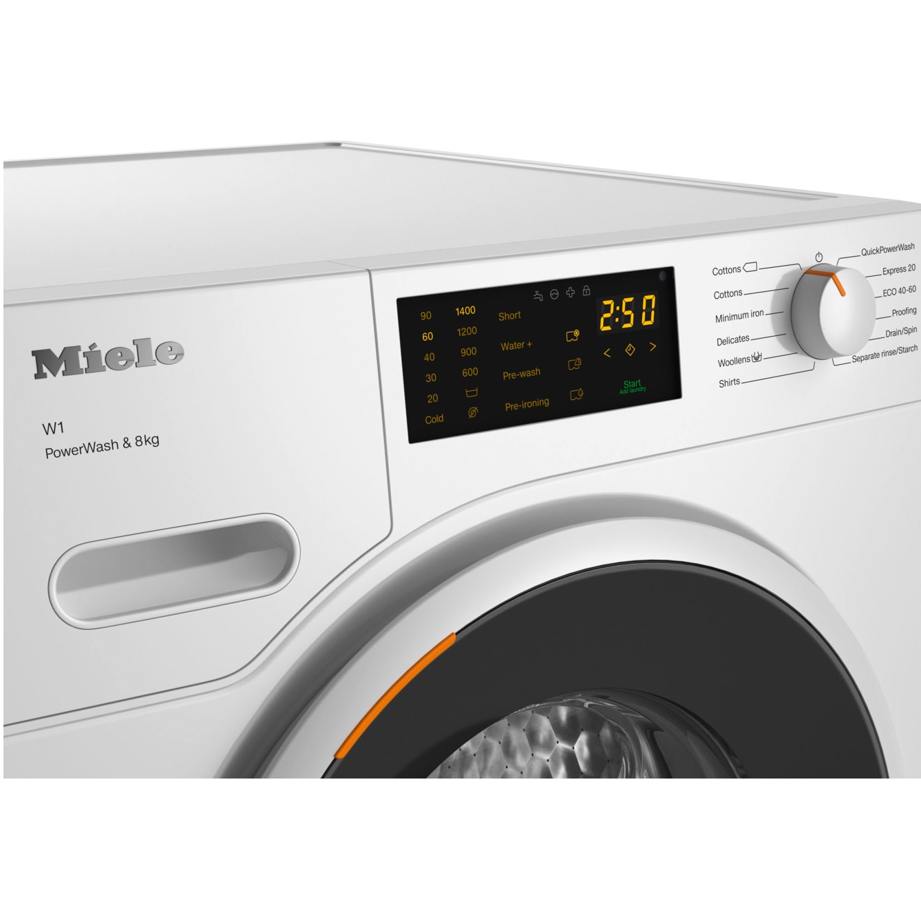 Пералня Miele WWD320 WPS, 8 кг, 1400 об./мин., Клас А, ProfiEco Motor ...