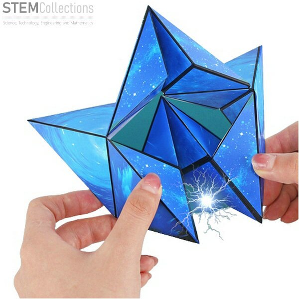 Cub rubik senzorial, Jucarie interactiva magnetica, Geometrie ...