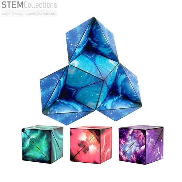Cub rubik senzorial, Jucarie interactiva magnetica, Geometrie ...