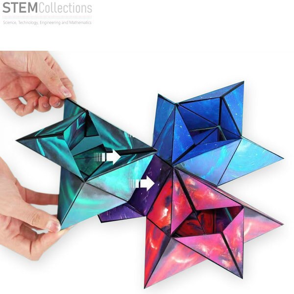 Cub rubik senzorial, Jucarie interactiva magnetica, Geometrie ...