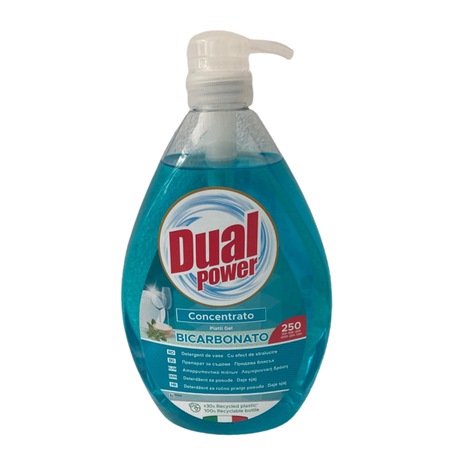 Detergent vase, Dual Power Bicarbonat si Citrice, 1 Litru - eMAG.ro
