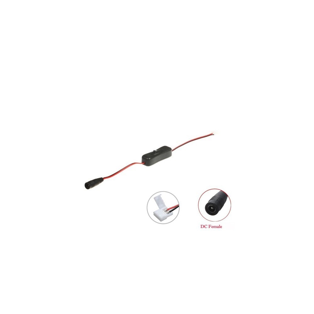Intrerupator led stip 10mm, cu 2 pini, led culoare Negru 12v 24v - eMAG.ro