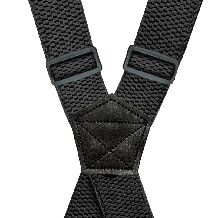 Bretele barbati Vaxiuja, Poliester/elastic, tip X, cu 4 clema de ...