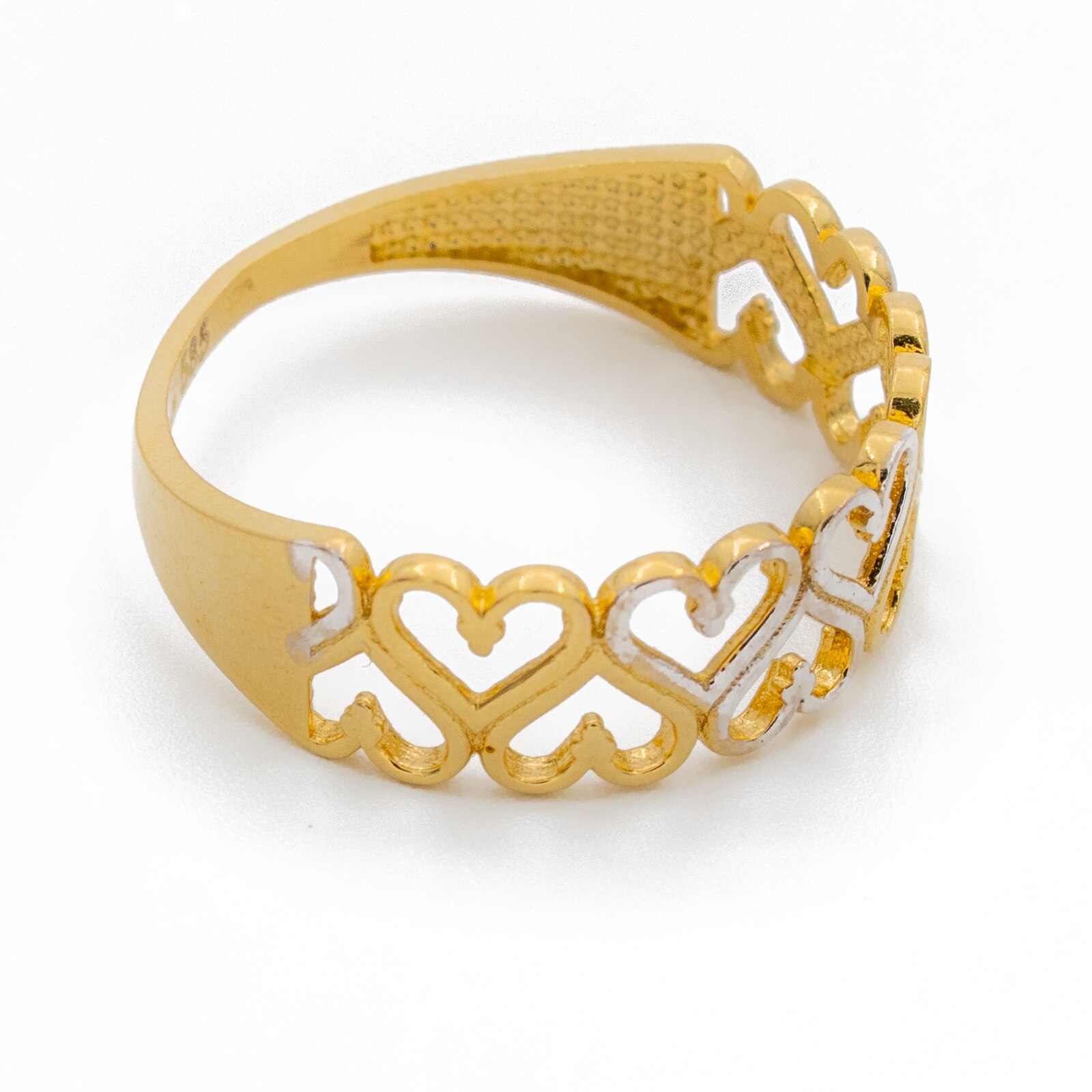 Inel cu Inimioare Aur 14k, Masura 16 - eMAG.ro