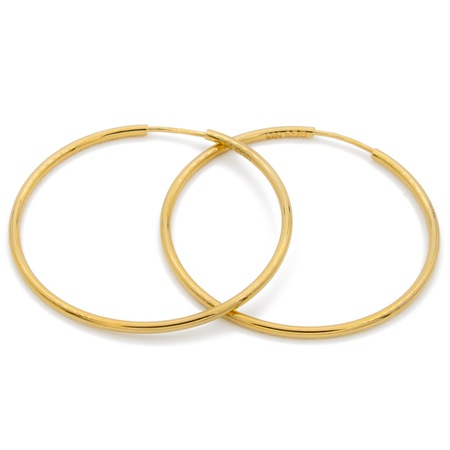 Cercei Cerc Mare Aur 14k - eMAG.ro