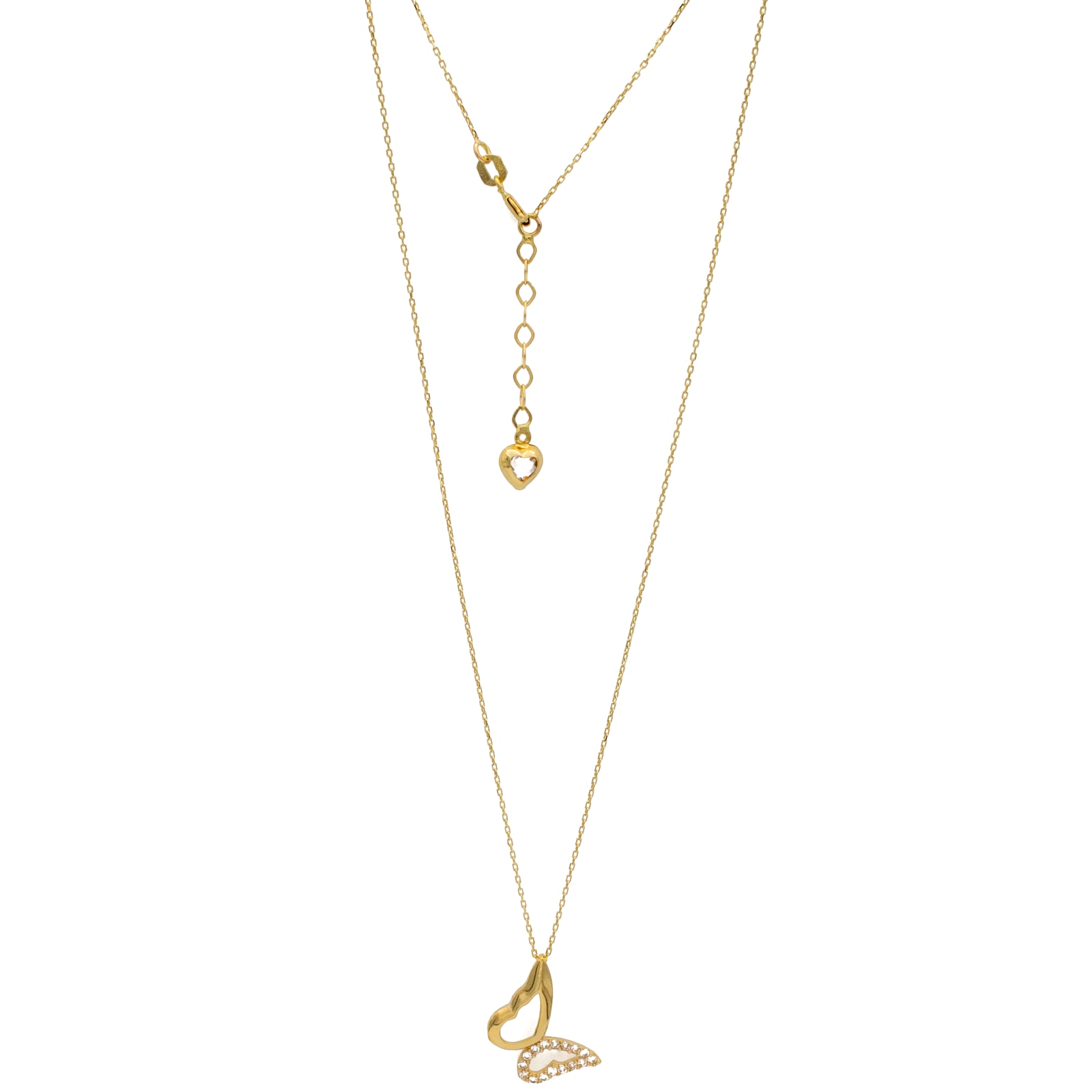 Colier cu Fluture Aur 14k - eMAG.ro