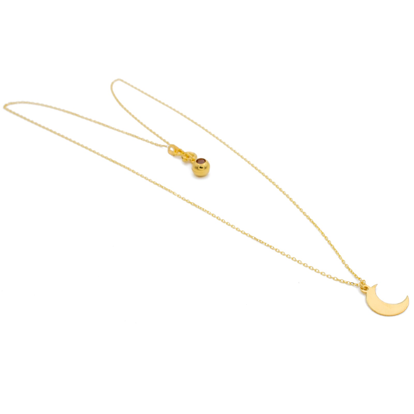 Colier Semiluna Aur 14k - eMAG.ro