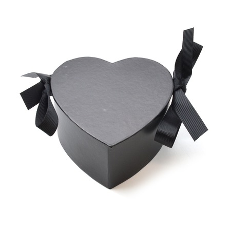 Cutie inima 11cm cu fundite laterale negru AFO - eMAG.ro